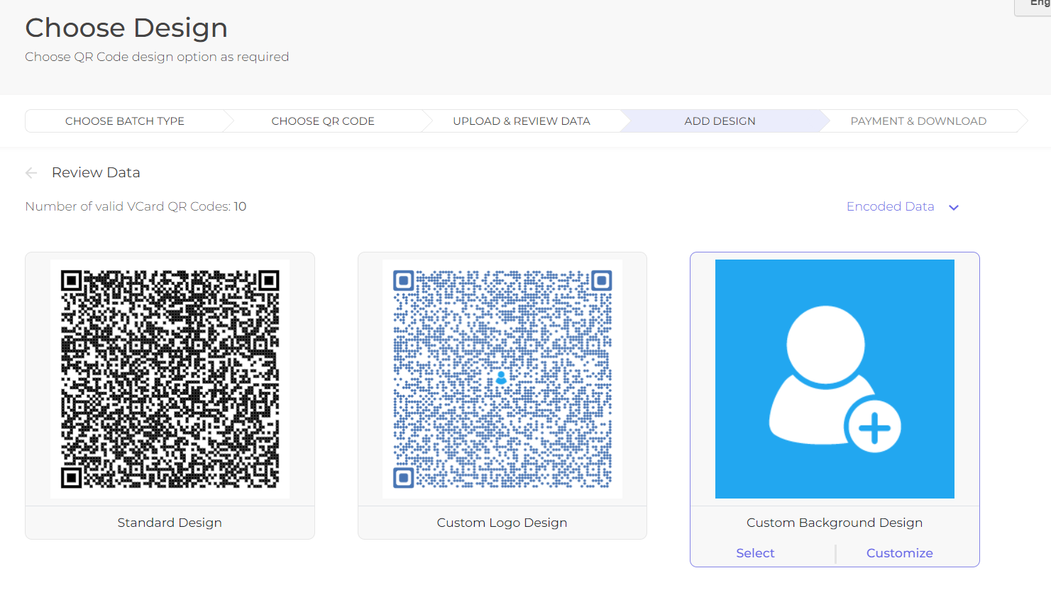How to create VCard QR Codes – QR Batch