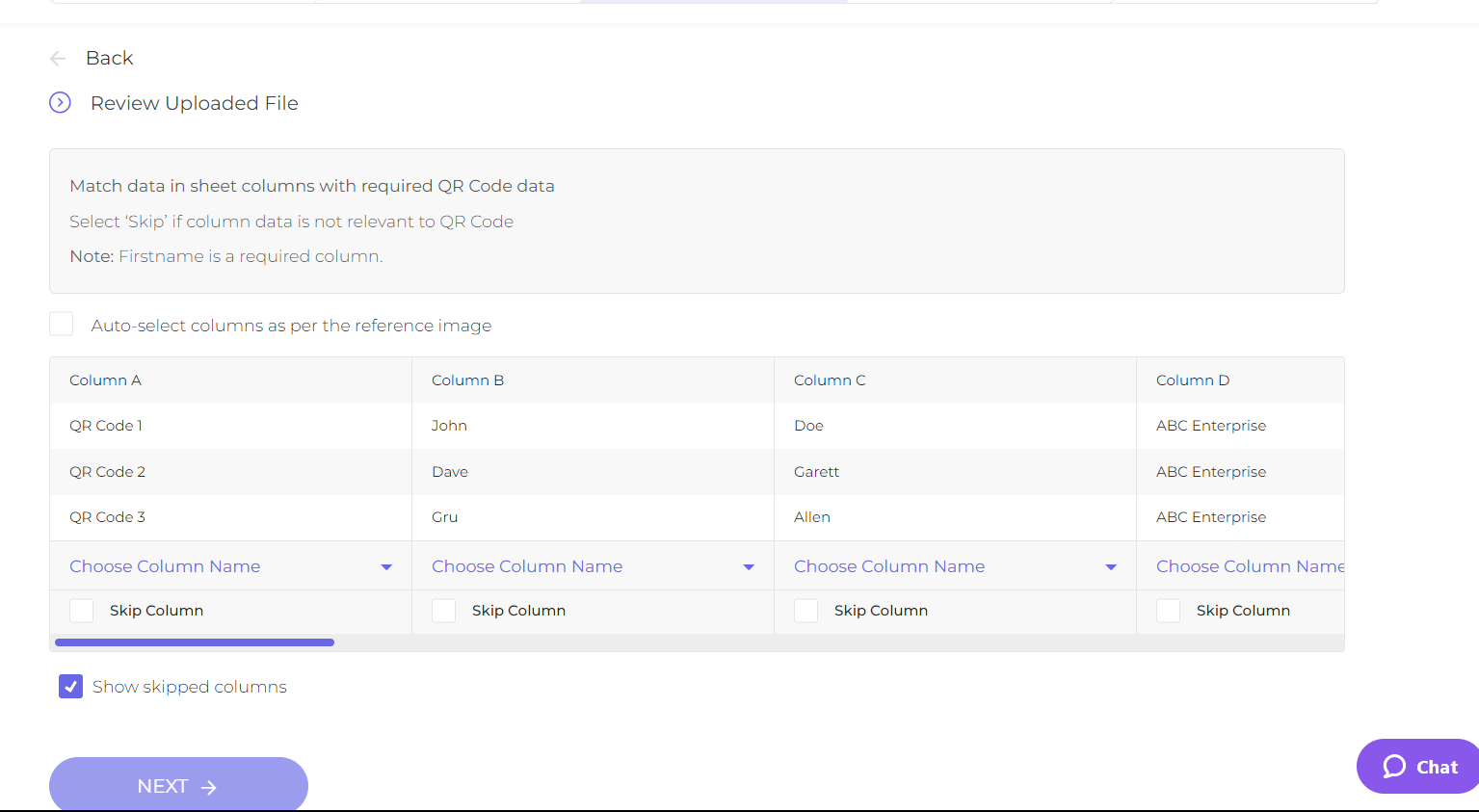 How to create VCard QR Codes – QR Batch